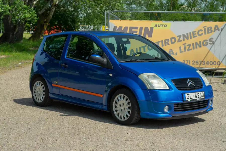 Синий Ситроен С2 2007 в Лиепая, объемом двигателя 1.40 л и пробегом 159 тыс. км за 1600 €, фото 6 на AUTOMOTO.COM.LV