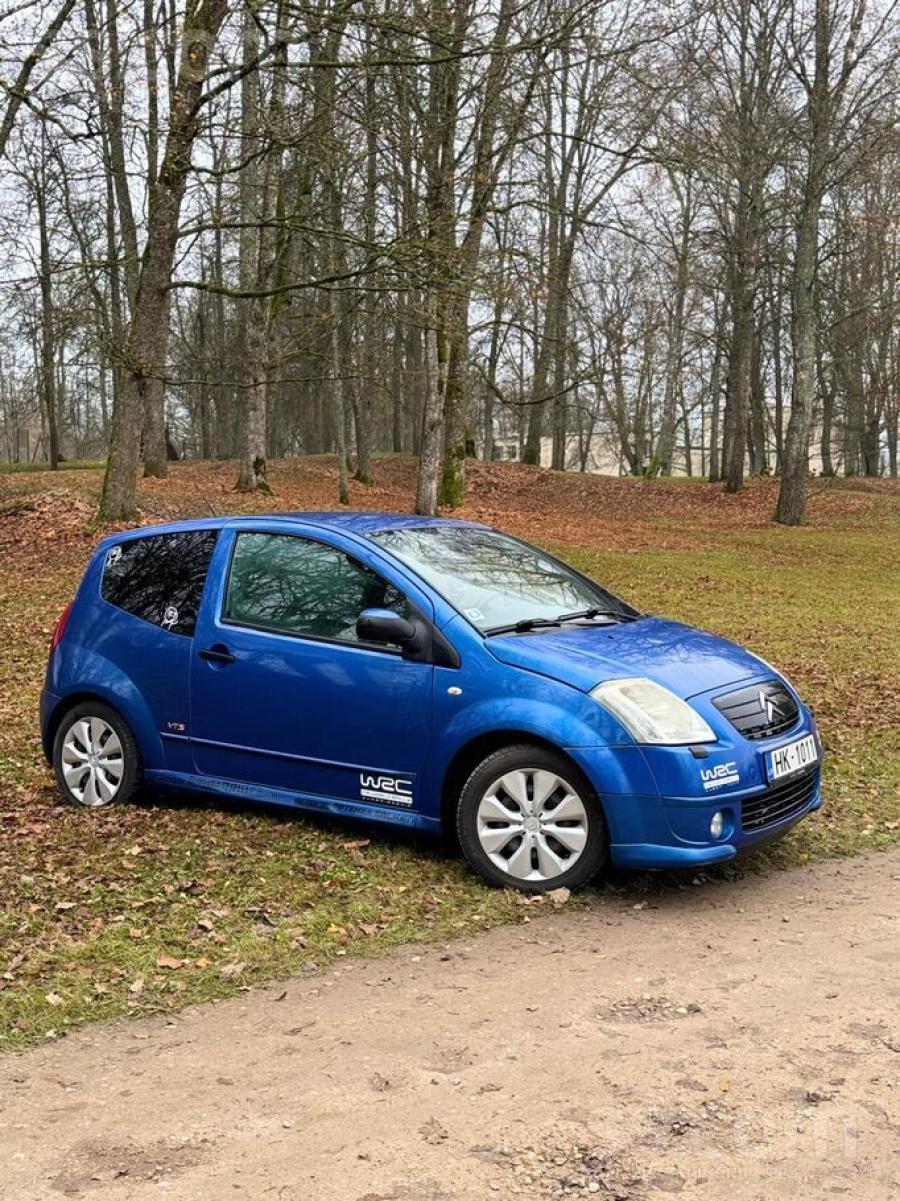 Blue Citroen C2 2008 in Riga, with an engine capacity of 1.60 L and mileage of 180 thousand km for 1100 €, photo 1 on AUTOMOTO.COM.LV