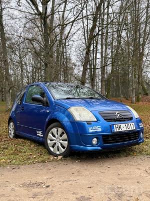 Blue Citroen C2 2008 in Riga, with an engine capacity of 1.60 L and mileage of 180 thousand km for 1100 €, photo 3 on AUTOMOTO.COM.LV