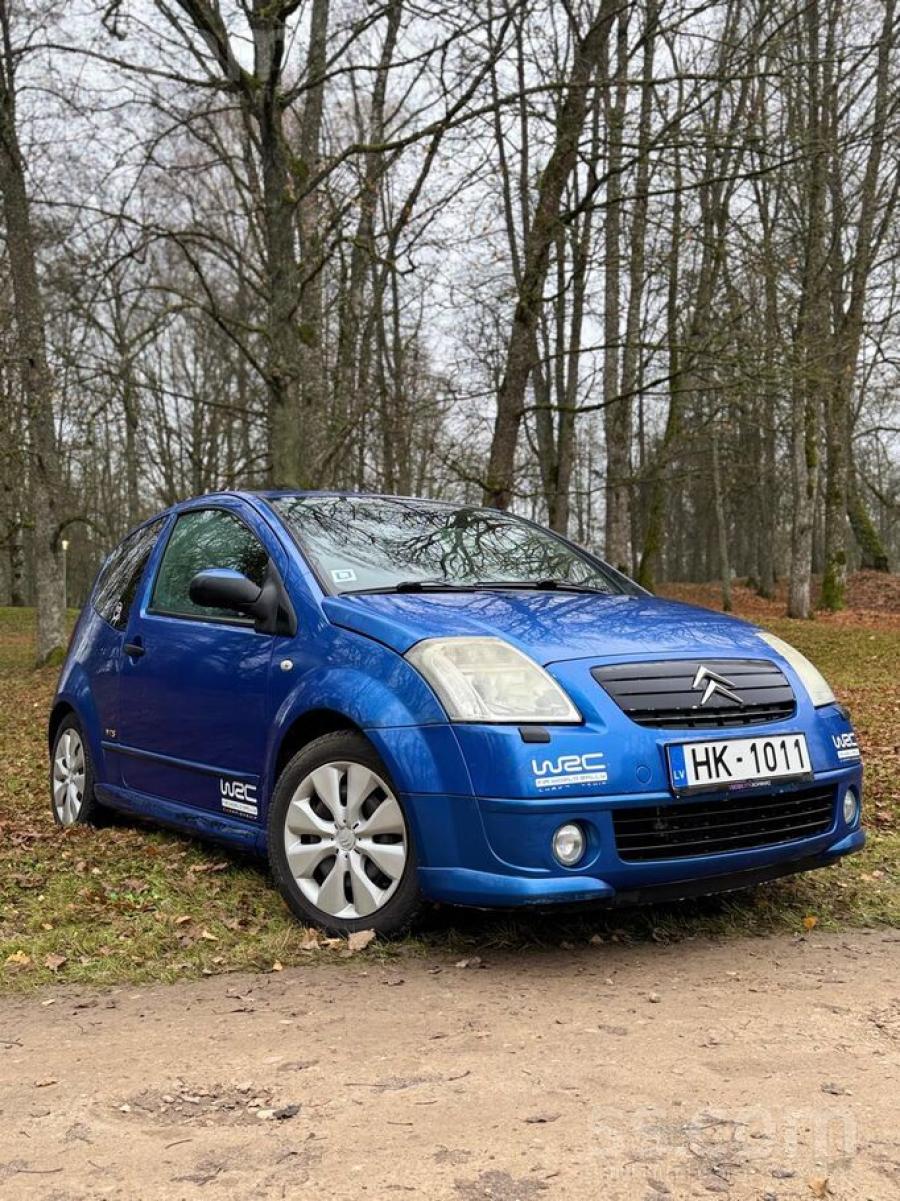 Blue Citroen C2 2008 in Riga, with an engine capacity of 1.60 L and mileage of 180 thousand km for 1100 €, photo 3 on AUTOMOTO.COM.LV
