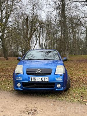 Blue Citroen C2 2008 in Riga, with an engine capacity of 1.60 L and mileage of 180 thousand km for 1100 €, photo 5 on AUTOMOTO.COM.LV
