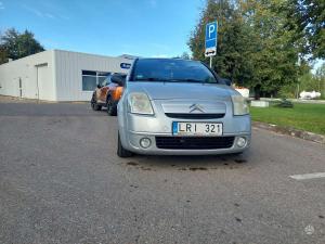 Grey Citroen C2 2006 in Vilnius, with an engine capacity of 1.40 L and mileage of 270 thousand km for 999 €, photo  on AUTOMOTO.COM.LV