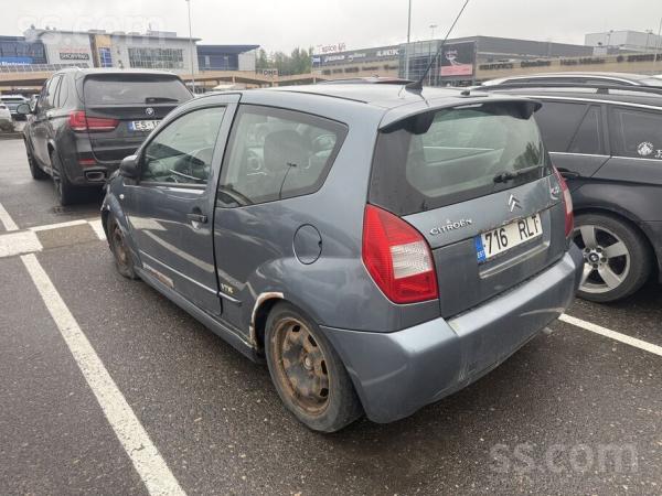 Pelēks Citroen C2 2007 Rīga, ar dzinēja tilpumu 1.40 L un nobraukumu 0 tūkst. km par 390 €, foto 2 vietnē AUTOMOTO.COM.LV