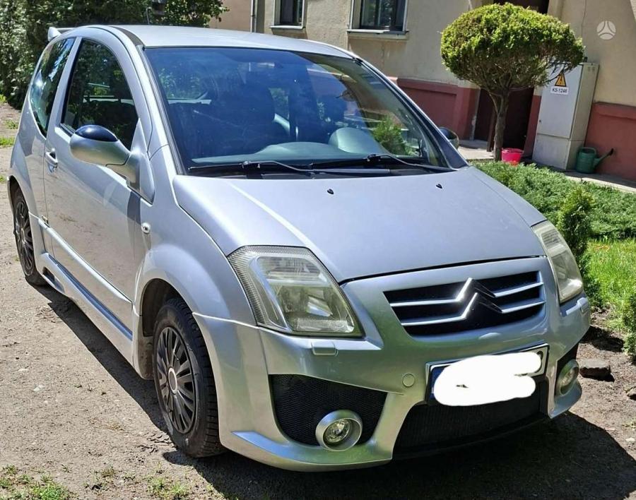 Grey Citroen C2 2007 in Marijampole, with an engine capacity of 1.10 L and mileage of 79 thousand km for 1000 €, photo 1 on AUTOMOTO.COM.LV