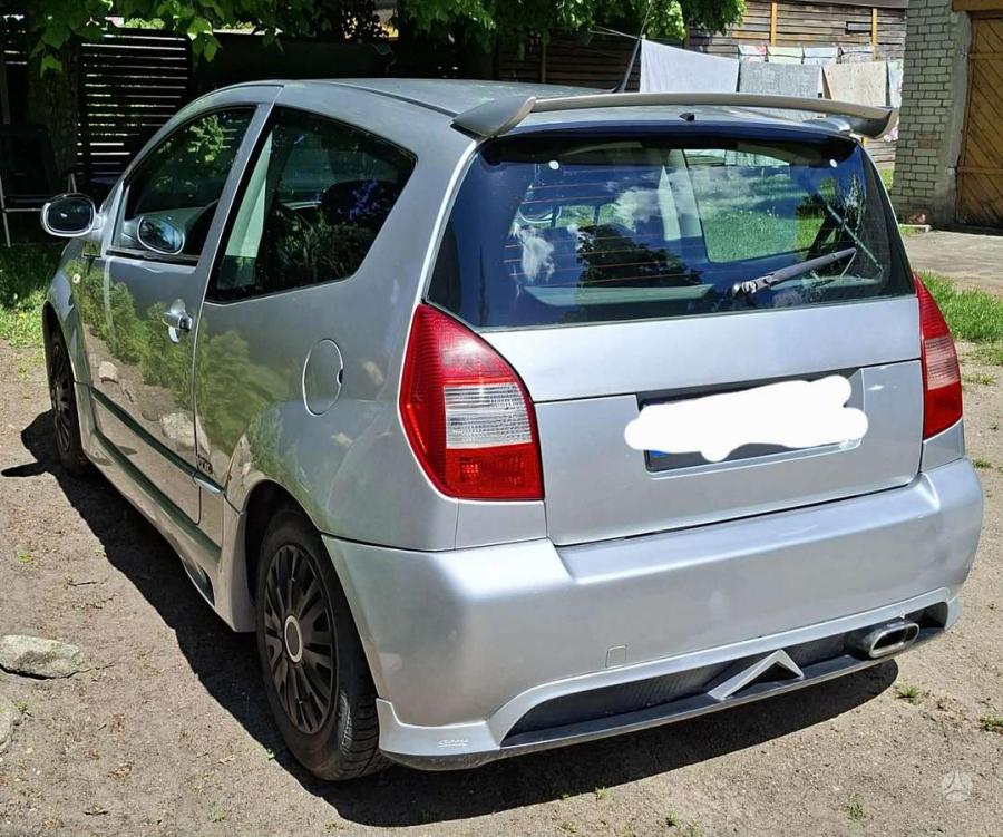 Grey Citroen C2 2007 in Marijampole, with an engine capacity of 1.10 L and mileage of 79 thousand km for 1000 €, photo 3 on AUTOMOTO.COM.LV