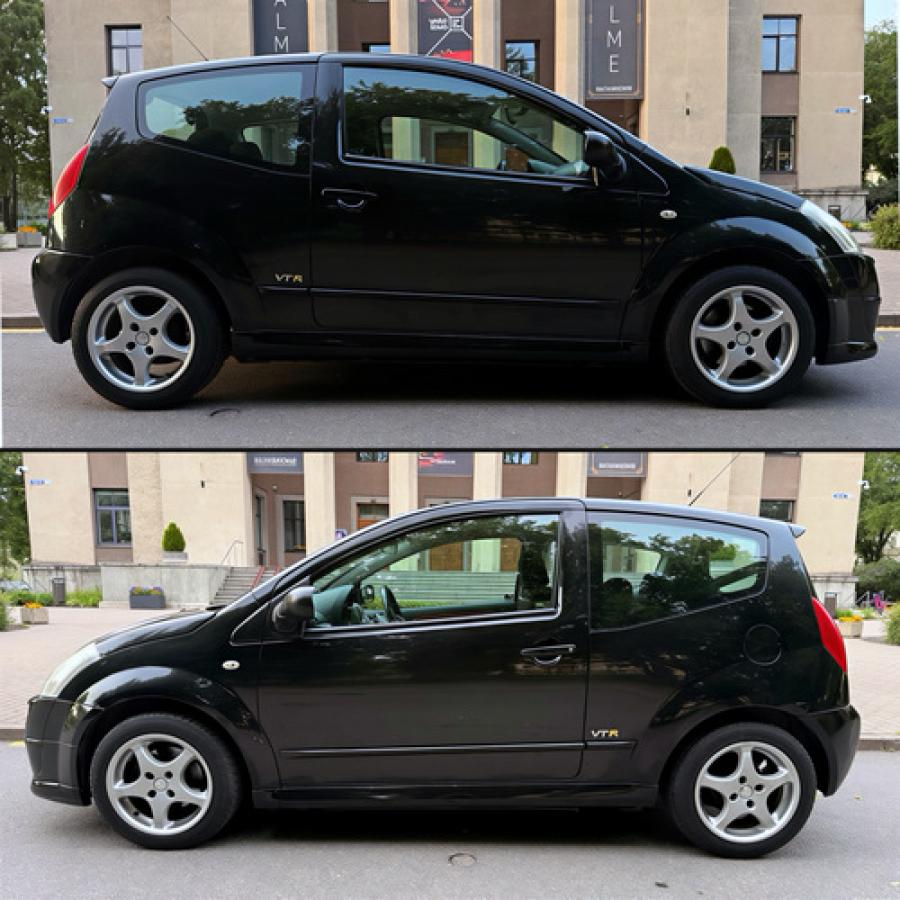 Citroen C2 2005 in Tallinn, with an engine capacity of 1.40 L and mileage of 128 thousand km for 1799 €, photo 6 on AUTOMOTO.COM.LV