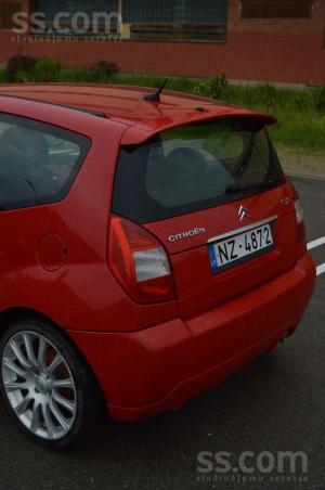 Sarkans Citroen C2 2006 Valmiera, ar dzinēja tilpumu 1.40 L un nobraukumu 227 tūkst. km par 1350 €, foto 7 vietnē AUTOMOTO.COM.LV