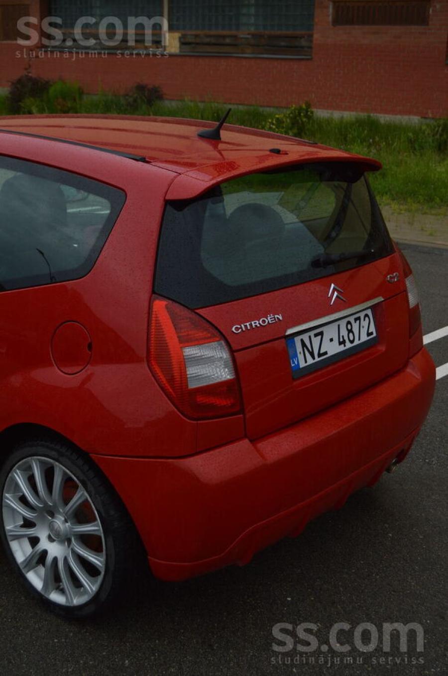 Sarkans Citroen C2 2006 Valmiera, ar dzinēja tilpumu 1.40 L un nobraukumu 227 tūkst. km par 1350 €, foto 7 vietnē AUTOMOTO.COM.LV