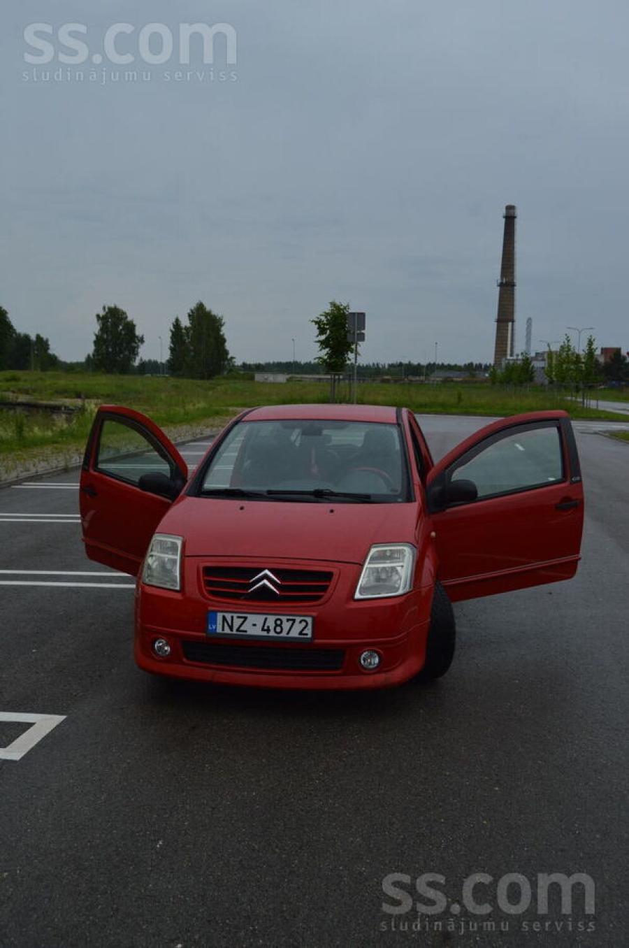 Sarkans Citroen C2 2006 Valmiera, ar dzinēja tilpumu 1.40 L un nobraukumu 227 tūkst. km par 1350 €, foto 8 vietnē AUTOMOTO.COM.LV