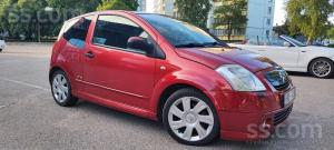 Красный Ситроен С2 2008 в Елгава, объемом двигателя 1.60 л и пробегом 124 тыс. км за 1550 €, фото  на AUTOMOTO.COM.LV