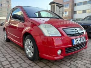Red Citroen C2 2005 in Riga, with an engine capacity of 1.40 L and mileage of 0 thousand km for 1900 €, photo  on AUTOMOTO.COM.LV