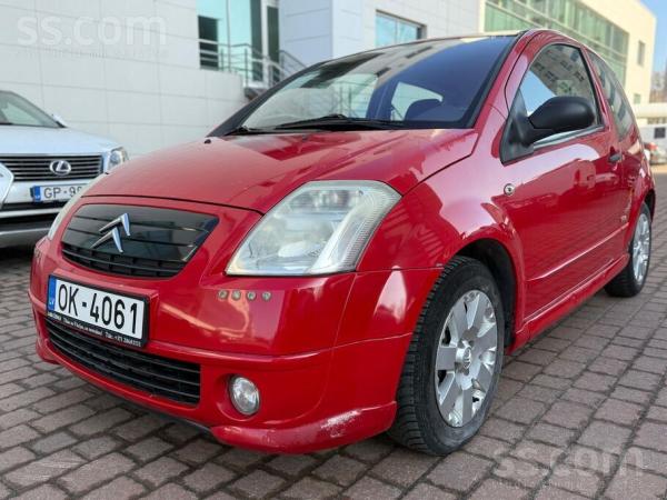 Sarkans Citroen C2 2005 Rīga, ar dzinēja tilpumu 1.40 L un nobraukumu 0 tūkst. km par 1900 €, foto 2 vietnē AUTOMOTO.COM.LV
