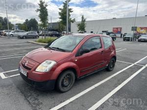 Красный Ситроен С2 2005 в Рига, объемом двигателя 1.40 л и пробегом 219 тыс. км за 820 €, фото  на AUTOMOTO.COM.LV