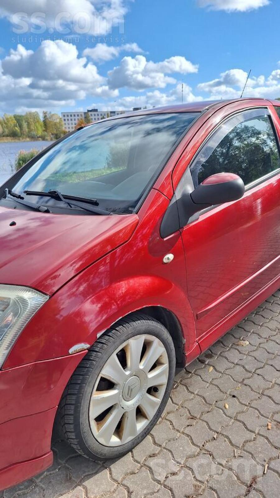 Sarkans Citroen C2 2007 Rīga, ar dzinēja tilpumu 1.60 L un nobraukumu 143 tūkst. km par 1500 €, foto 4 vietnē AUTOMOTO.COM.LV
