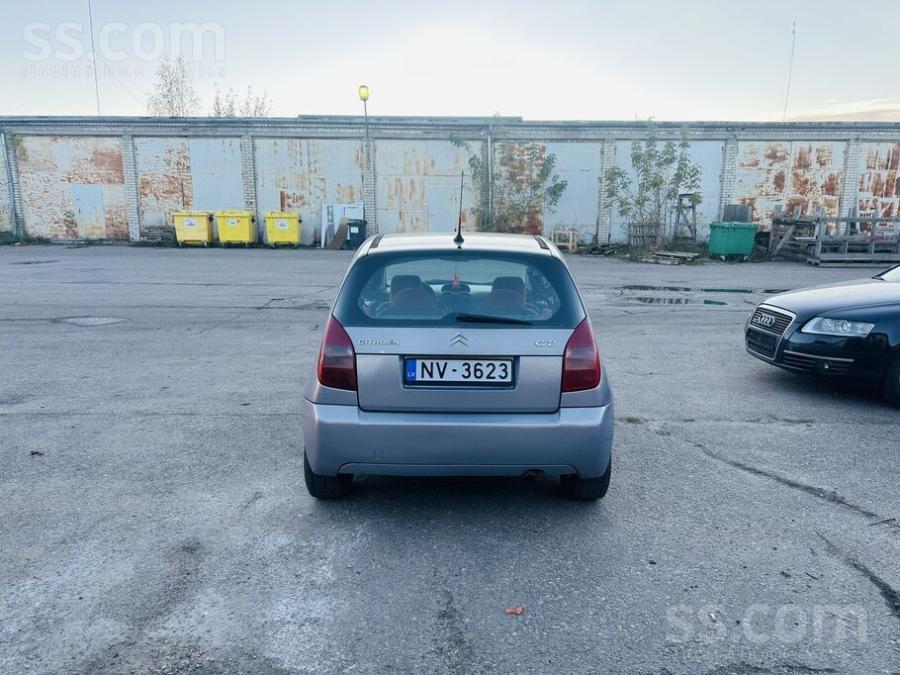 Violet Citroen C2 2004 in Riga, with an engine capacity of 1.40 L and mileage of 308 thousand km for 590 €, photo 5 on AUTOMOTO.COM.LV