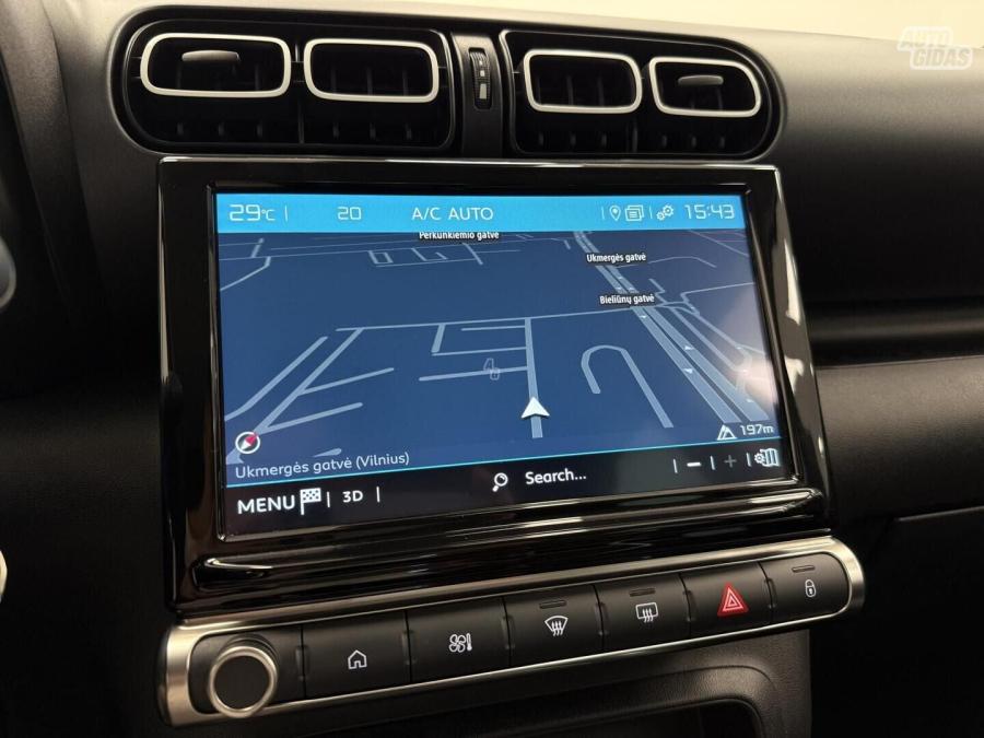 Черный Ситроен C3 Aircross 2021 в Вильнюс, объемом двигателя 1.20 л и пробегом 59 тыс. км за 10990 €, фото 22 на AUTOMOTO.COM.LV