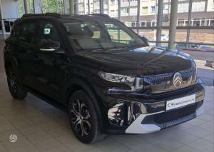 Black Citroen c3-aircross 2025 in Panevezys, with an engine capacity of 1.20 L and mileage of 3 thousand km for 20300 €, photo  on AUTOMOTO.COM.LV