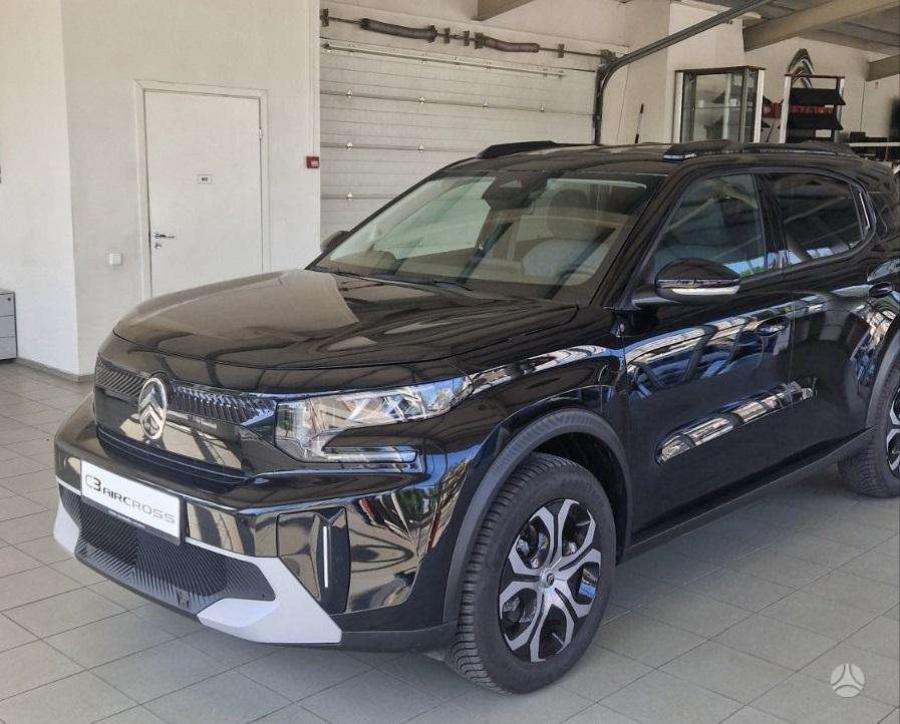 Черный Ситроен C3 Aircross 2025 в Паневежис, объемом двигателя 1.20 л и пробегом 3 тыс. км за 20300 €, фото 5 на AUTOMOTO.COM.LV