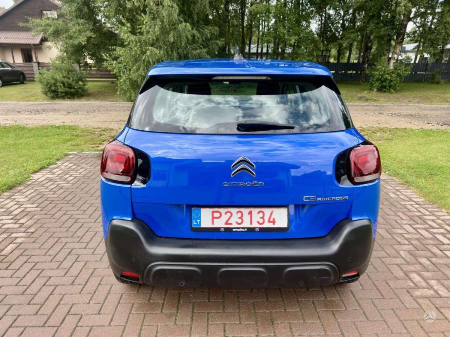 Синий Ситроен C3 Aircross 2022 в Шяуляй, объемом двигателя 1.20 л и пробегом 74 тыс. км за 9250 €, фото 9 на AUTOMOTO.COM.LV