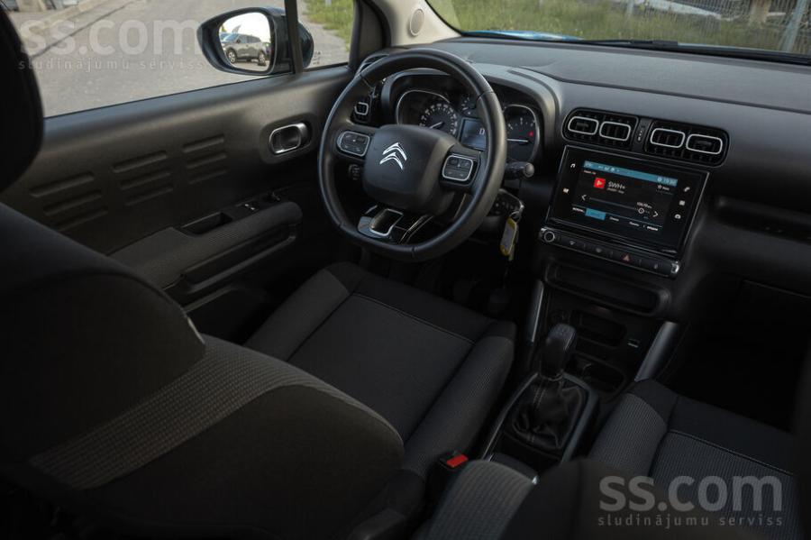 Синий Ситроен C3 Aircross 2018 в Елгава, объемом двигателя 1.20 л и пробегом 81 тыс. км за 7790 €, фото 11 на AUTOMOTO.COM.LV