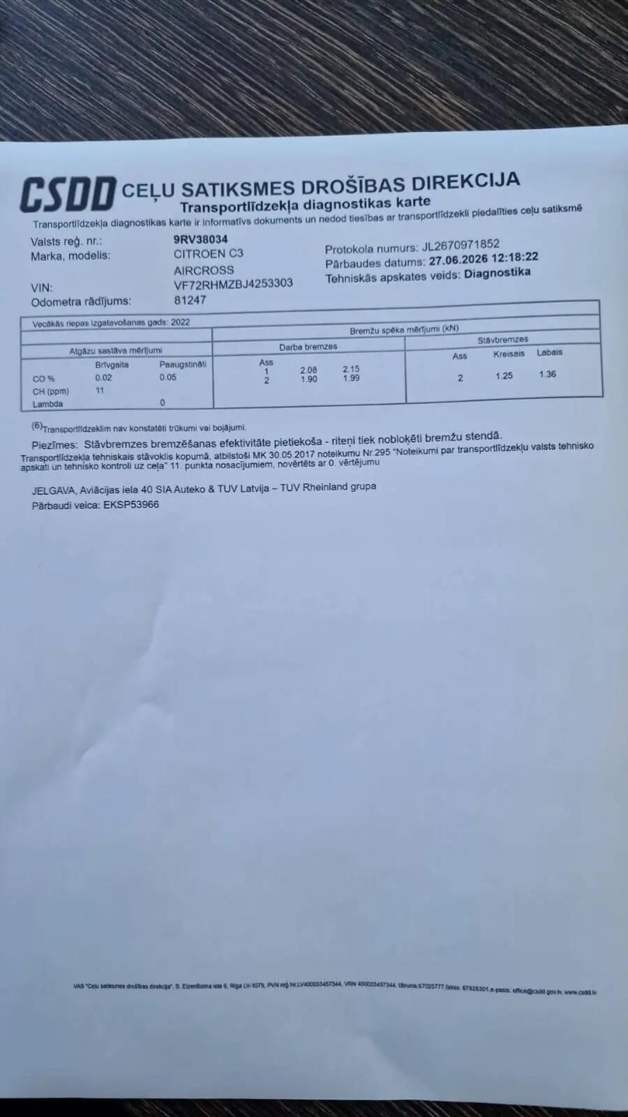 Zils Citroen c3-aircross 2018 Jelgava, ar dzinēja tilpumu 1.20 L un nobraukumu 81 tūkst. km par 7790 €, foto 22 vietnē AUTOMOTO.COM.LV