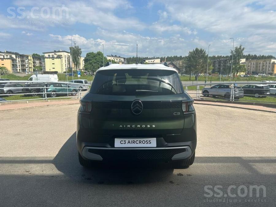 Зеленый Ситроен C3 Aircross 2026 в Рига, объемом двигателя 1.20 л и пробегом 10 тыс. км за 27910 €, фото 6 на AUTOMOTO.COM.LV