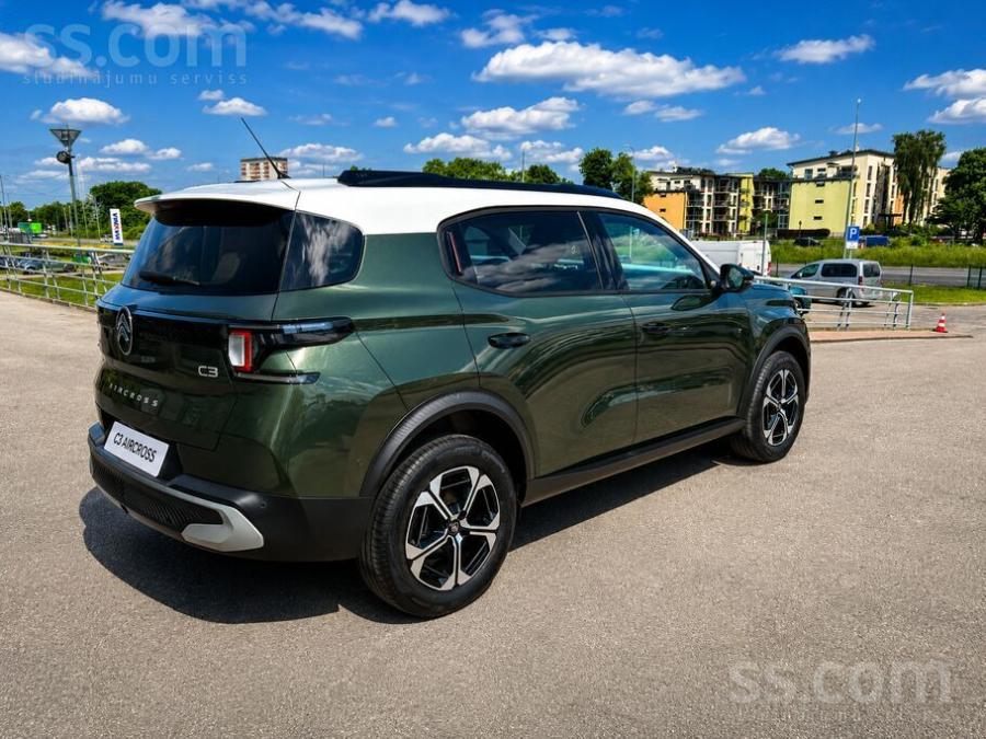 Zaļš Citroen c3-aircross 2026 Rīga, ar dzinēja tilpumu 1.20 L un nobraukumu 10 tūkst. km par 26650 €, foto 7 vietnē AUTOMOTO.COM.LV