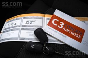 Grey Citroen c3-aircross 2018 in Riga, with an engine capacity of 1.20 L and mileage of 75 thousand km for 8150 €, photo 28 on AUTOMOTO.COM.LV