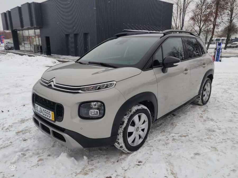 Pelēks Citroen c3-aircross 2019 Kauņa, ar dzinēja tilpumu 1.50 L un nobraukumu 129 tūkst. km par 10400 €, foto 1 vietnē AUTOMOTO.COM.LV