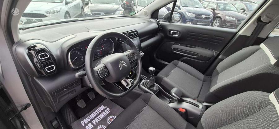Серый Ситроен C3 Aircross 2020 в Каунас, объемом двигателя 1.50 л и пробегом 80 тыс. км за 8750 €, фото 7 на AUTOMOTO.COM.LV