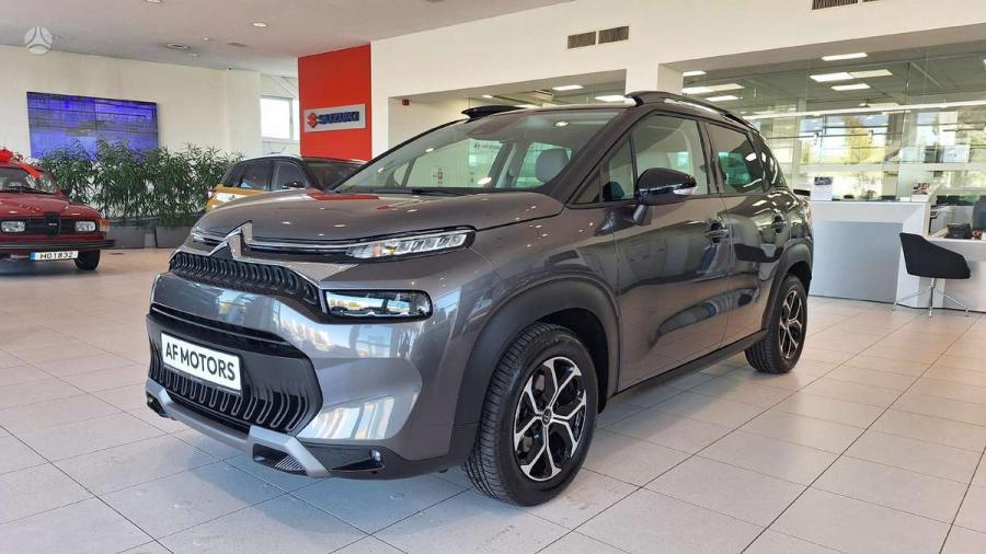 Pelēks Citroen c3-aircross 2022 Kauņa, ar dzinēja tilpumu 1.20 L un nobraukumu 197 tūkst. km par 17600 €, foto 1 vietnē AUTOMOTO.COM.LV