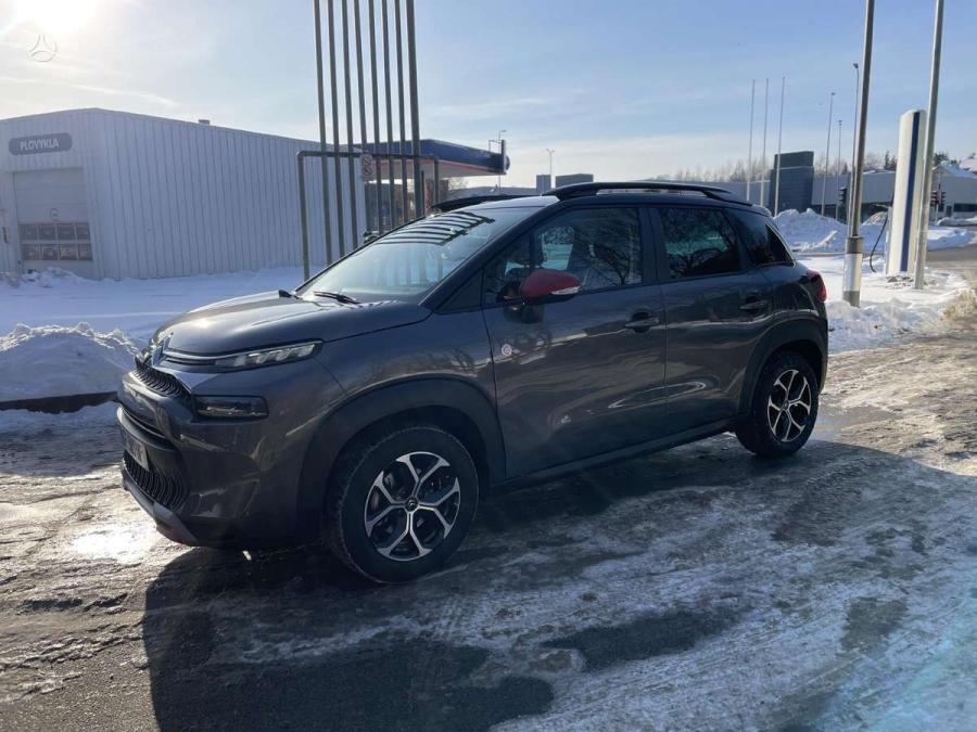 Pelēks Citroen c3-aircross 2022 Viļņa, ar dzinēja tilpumu 1.20 L un nobraukumu 28 tūkst. km par 10700 €, foto 1 vietnē AUTOMOTO.COM.LV