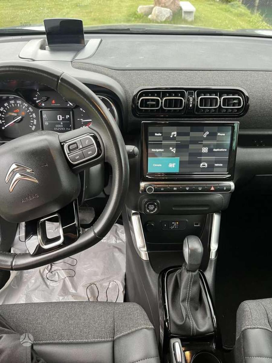 Pelēks Citroen c3-aircross 2022 Tauragė, ar dzinēja tilpumu 1.20 L un nobraukumu 53 tūkst. km par 13500 €, foto 12 vietnē AUTOMOTO.COM.LV