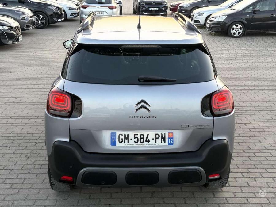Grey Citroen c3-aircross 2023 in Marijampole, with an engine capacity of 1.20 L and mileage of 115 thousand km for 10527 €, photo 13 on AUTOMOTO.COM.LV