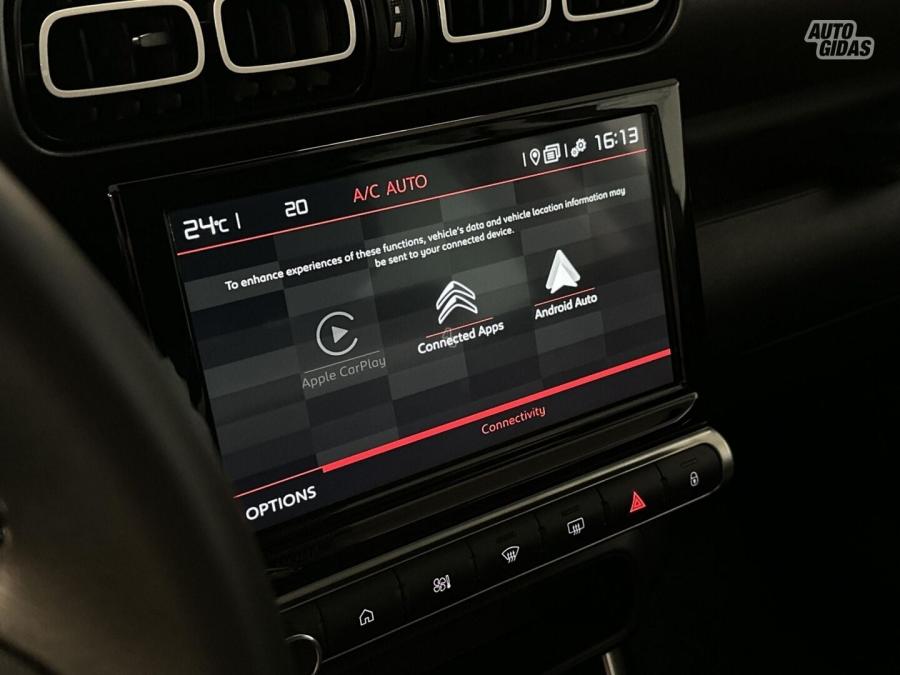 Серый Ситроен C3 Aircross 2024 в Вильнюс, объемом двигателя 1.20 л и пробегом 25 тыс. км за 15000 €, фото 13 на AUTOMOTO.COM.LV