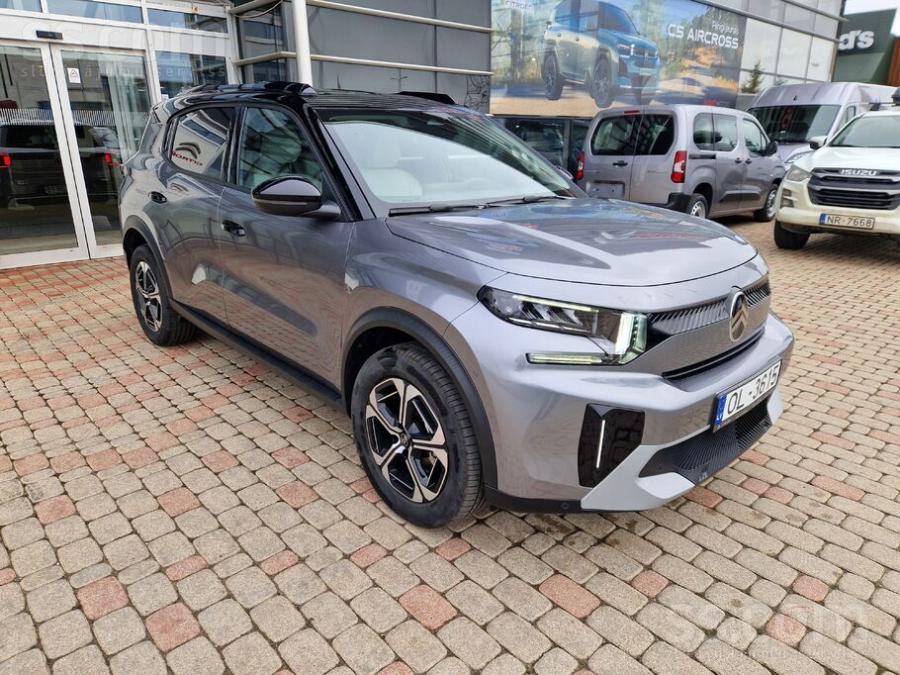 Серый Ситроен C3 Aircross 2026 в Рига, объемом двигателя 1.20 л и пробегом 8 тыс. км за 20900 €, фото 4 на AUTOMOTO.COM.LV