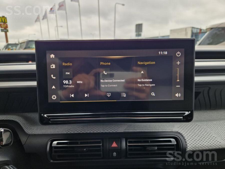 Серый Ситроен C3 Aircross 2026 в Рига, объемом двигателя 1.20 л и пробегом 8 тыс. км за 20900 €, фото 12 на AUTOMOTO.COM.LV
