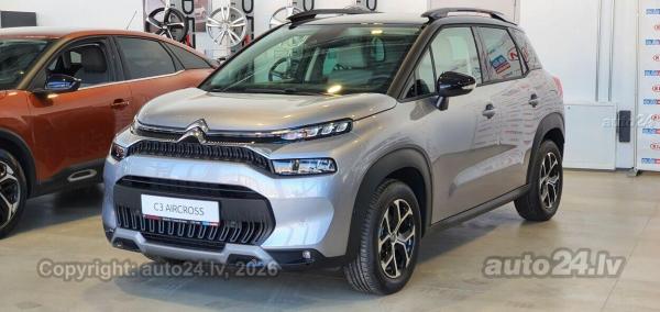Grey Citroen c3-aircross 2022 in Narva, with an engine capacity of 1.20 L and mileage of 43 thousand km for 18490 €, photo 1 on AUTOMOTO.COM.LV