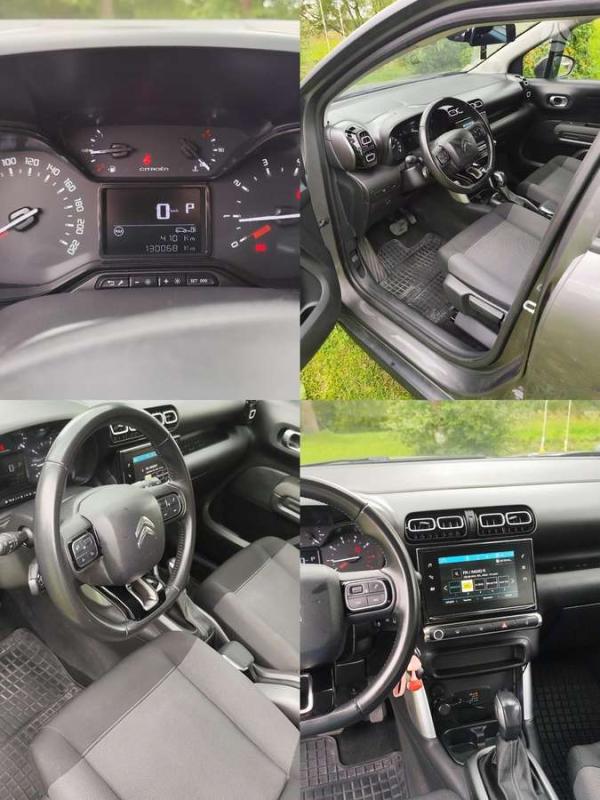 Grey Citroen c3-aircross 2022 in Vilnius, with an engine capacity of 1.50 L and mileage of 130 thousand km for 9899 €, photo 1 on AUTOMOTO.COM.LV