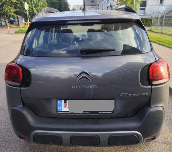 Grey Citroen c3-aircross 2022 in Vilnius, with an engine capacity of 1.50 L and mileage of 130 thousand km for 9899 €, photo 7 on AUTOMOTO.COM.LV