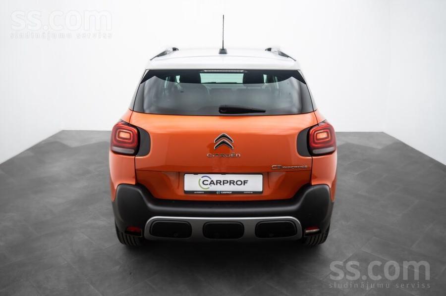 Orange Citroen c3-aircross 2018 in Tallinn, with an engine capacity of 1.20 L and mileage of 122 thousand km for 8999 €, photo 8 on AUTOMOTO.COM.LV
