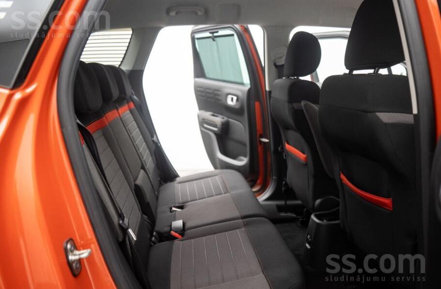 Orange Citroen c3-aircross 2018 in Tallinn, with an engine capacity of 1.20 L and mileage of 122 thousand km for 8999 €, photo 12 on AUTOMOTO.COM.LV