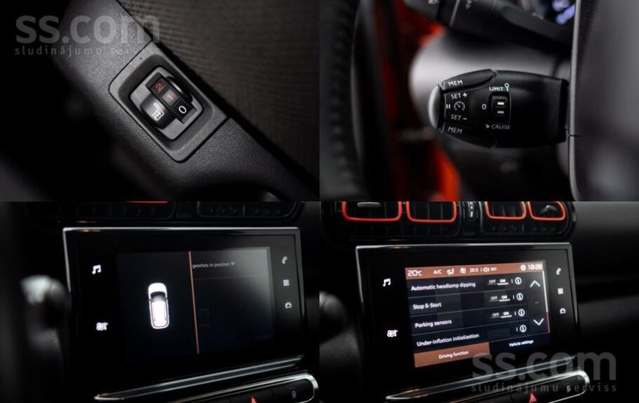 Orange Citroen c3-aircross 2018 in Tallinn, with an engine capacity of 1.20 L and mileage of 122 thousand km for 8999 €, photo 15 on AUTOMOTO.COM.LV