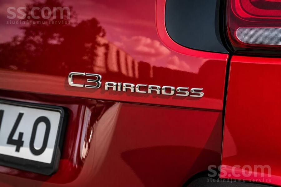 Sarkans Citroen c3-aircross 2020 Rīga, ar dzinēja tilpumu 1.20 L un nobraukumu 97 tūkst. km par 8990 €, foto 8 vietnē AUTOMOTO.COM.LV