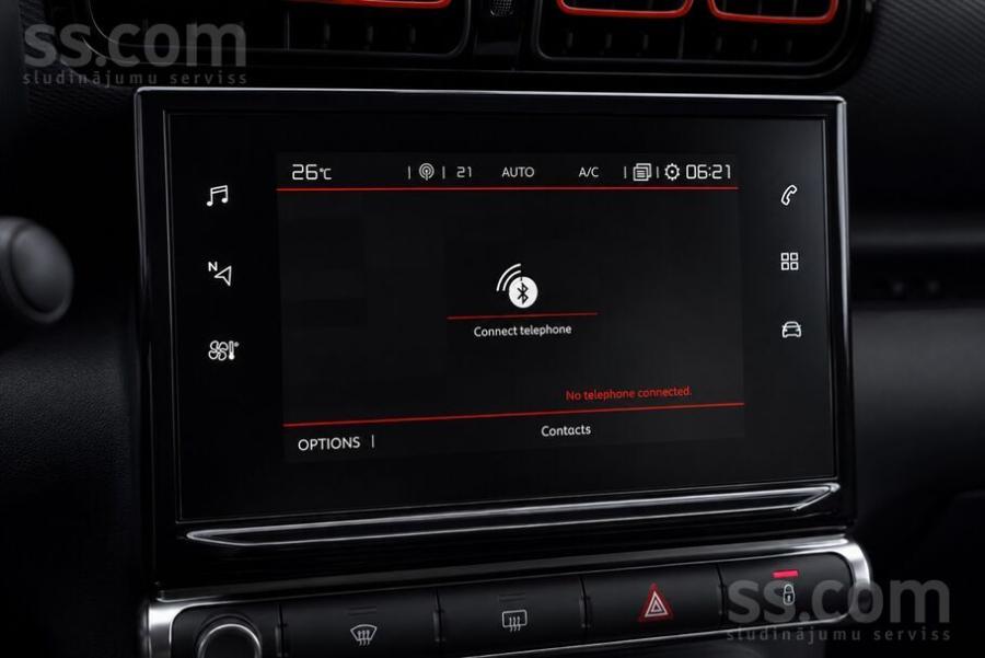 Sarkans Citroen c3-aircross 2020 Rīga, ar dzinēja tilpumu 1.20 L un nobraukumu 97 tūkst. km par 8990 €, foto 26 vietnē AUTOMOTO.COM.LV