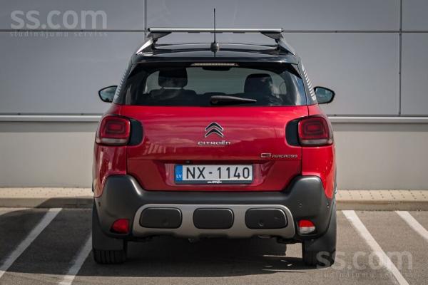 Red Citroen c3-aircross 2020 in Riga, with an engine capacity of 1.20 L and mileage of 97 thousand km for 8990 €, photo 6 on AUTOMOTO.COM.LV