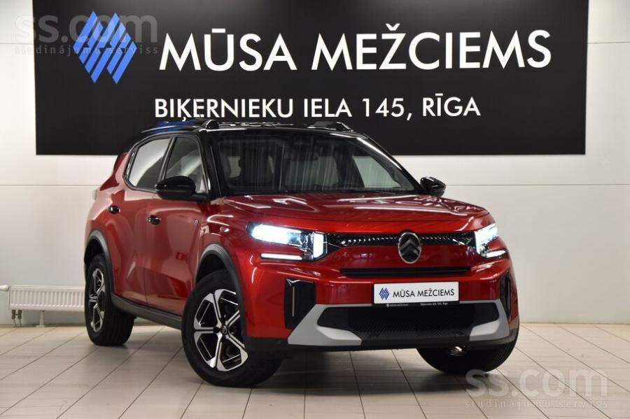Sarkans Citroen c3-aircross 2025 Rīga, ar dzinēja tilpumu 0.00 L un nobraukumu 1 tūkst. km par 24490 €, foto 4 vietnē AUTOMOTO.COM.LV