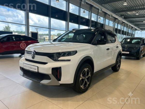 Balts Citroen c3-aircross 2026 Rīga, ar dzinēja tilpumu 1.20 L un nobraukumu 1 tūkst. km par 23200 €, foto 1 vietnē AUTOMOTO.COM.LV