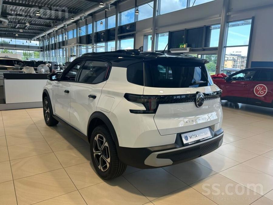 White Citroen c3-aircross 2026 in Riga, with an engine capacity of 1.20 L and mileage of 1 thousand km for 23200 €, photo 8 on AUTOMOTO.COM.LV