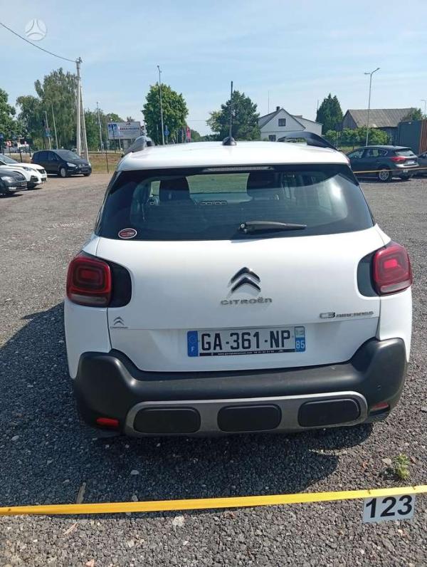 Balts Citroen c3-aircross 2021 Tauragė, ar dzinēja tilpumu 1.50 L un nobraukumu 180 tūkst. km par 6500 €, foto 7 vietnē AUTOMOTO.COM.LV